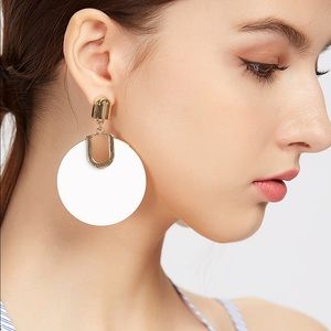 Fashion Jewelry | Jewelry | Two Tone Geometric Drop Earring | Poshmark